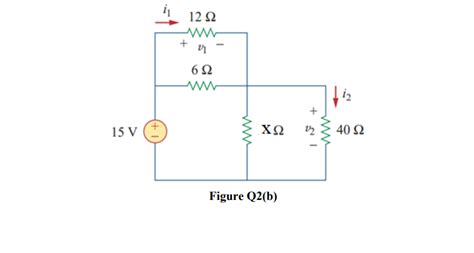 solved b find v1 and v2 in the circuit shown in figure