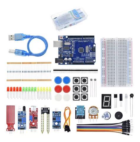 Kit B Sico De Inicio Uno R Para Arduino Ide Con Tutorial Mercadolibre