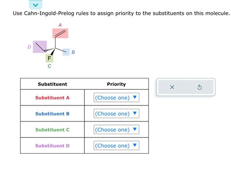 solved use cahn ingold prelog rules to assign priority to