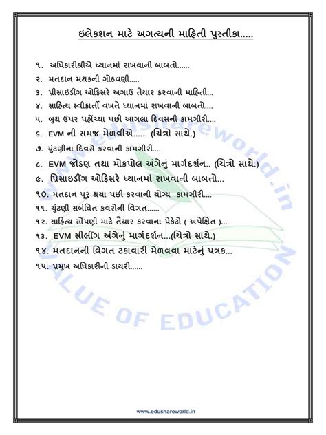 Election Useful Module Edushareworld Pdf