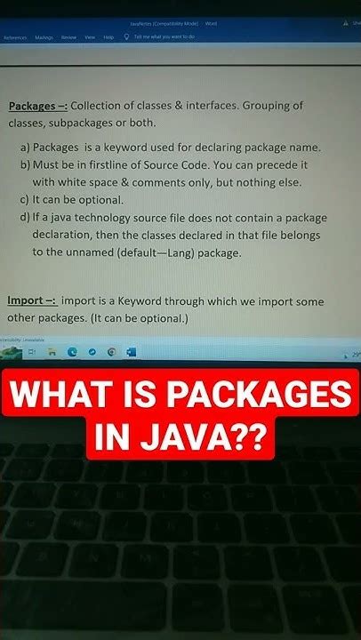 What Is Package In Java Packages In Java In Hindi Package