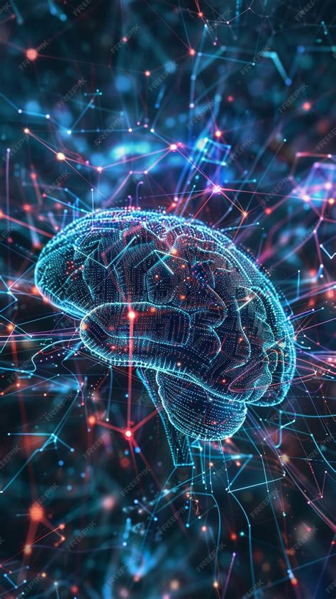Premium Photo Abstract Digital Human Brain Neural Network Science Technology Concept