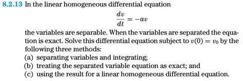 Solved 8 2 13 In The Linear Homogeneous Differential