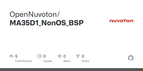Github Opennuvotonma35d1nonosbsp