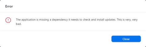 Version X Has Missing Dependency Issue Desktop Desktop GitHub