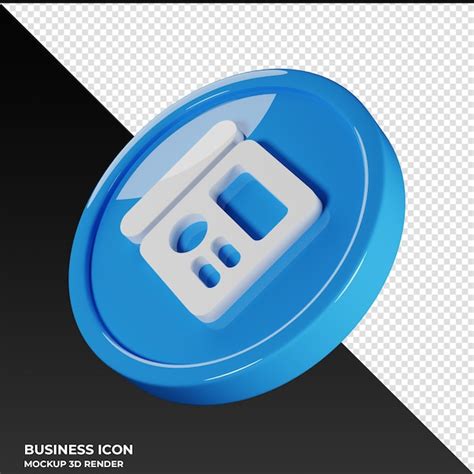Premium Psd Phone Intercom Business Icon 3d Render Illustration