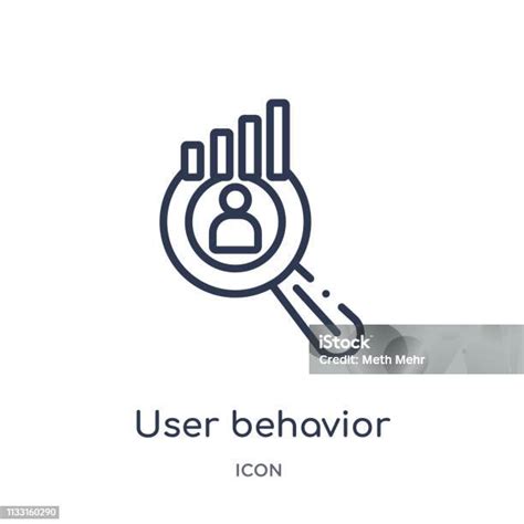 일반 개요 컬렉션의 선형 사용자 동작 아이콘입니다 얇은 라인 사용자 행동 아이콘 흰색 배경에 고립 사용자 행동 트 렌 디