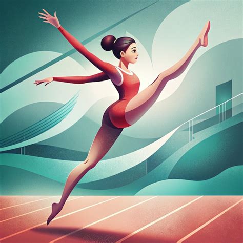 A Poster With A Woman Dancing On A Track With The Words Quot Ballet