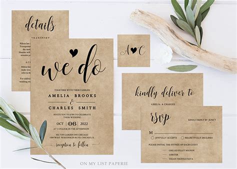 Invitaciones De Boda Rústica Slp Mexico