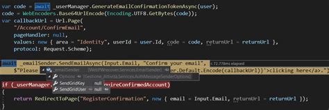 C Asp Net Identity Confirm Email Not Working Stack Overflow