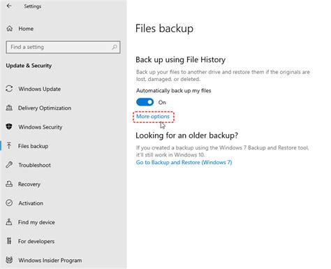Stepwise Guide Recover Files From File History Windows 10