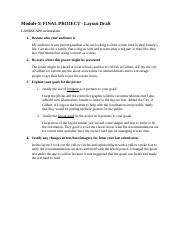M FINAL PROJECT Layout Draft Docx Module FINAL PROJECT Layout Draft LANDSCAPE