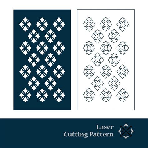 Laser And Cnc Cut Pattern Vector Template With Abstract Geometric