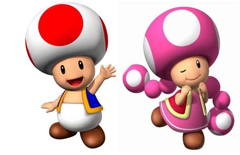 Pink Toad From Mario