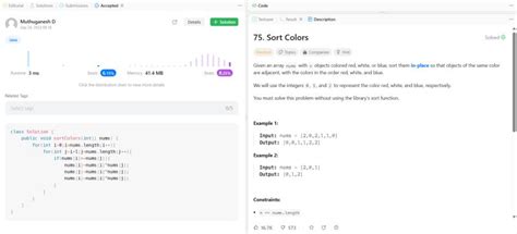 Muthuganesh D On Linkedin 100daysofcodechallenge Javaprogramming Leetcode Codingjourney Dsa