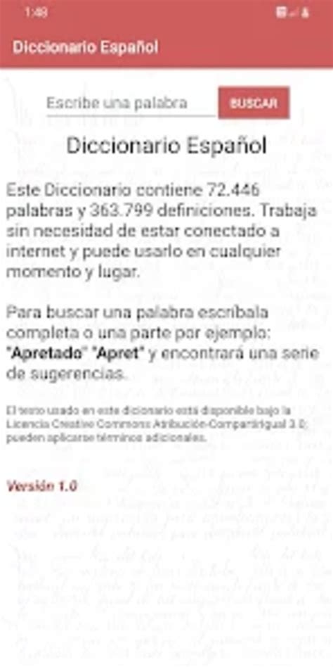 Diccionario Español para Android - Descargar