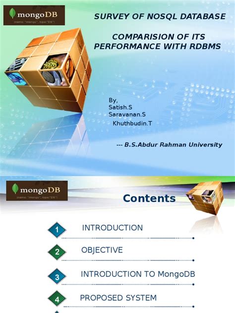 Ppt Pdf Mongo Db No Sql