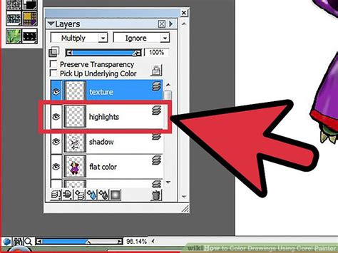 How To Color Drawings Using Corel Painter Steps