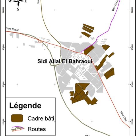 Figure N° 4 Evolution De Lespace Bâti De Sidi Allal El Bahraoui 2019 Download Scientific