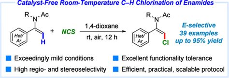 Letterapril 29 2025 Catalyst Free Regio And Stereoselective Csp2h