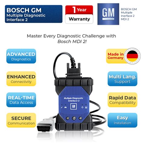 Best Gm Programmer Bosch Gm Multiple Diagnostic Interface 2 Mdi 2 Kit