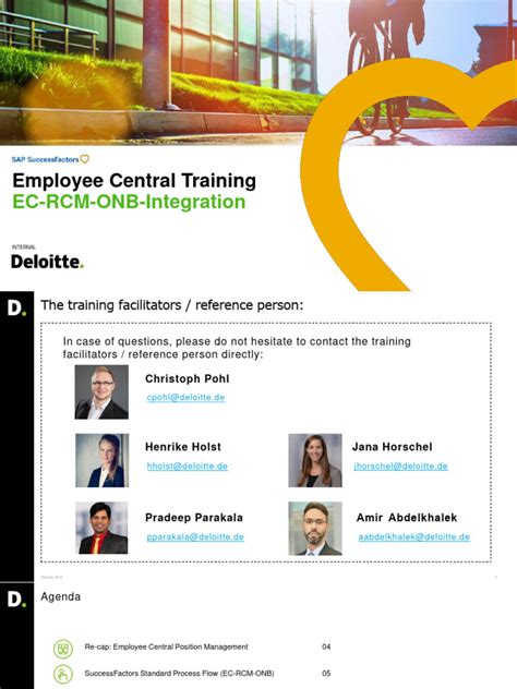 Ec Trainings Session 3 Ec Rcm Onb Integration Pdf Employment Recruitment