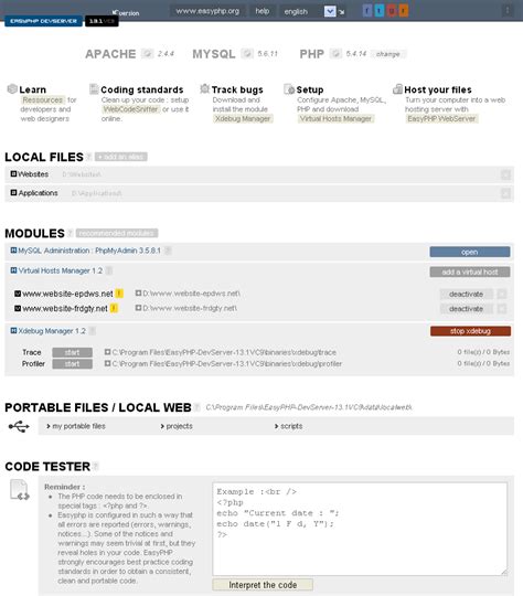 Onlineworx What Is The Best Localhost Web Apps And Development Tool