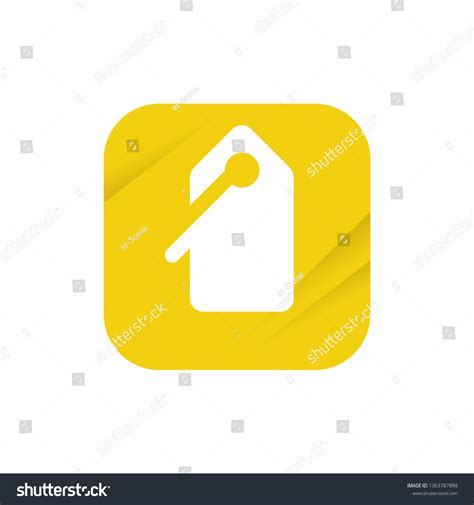 Label App Icon Stock Vector Royalty Free 1363787888 Shutterstock
