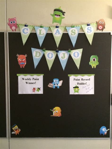 Class Dojo Bulletin Board In My Classroom Post Picture Of The Weekly