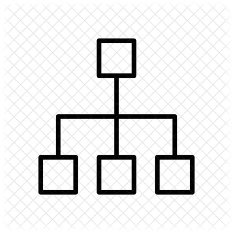business algorithm flowchart tree structure icon download in line