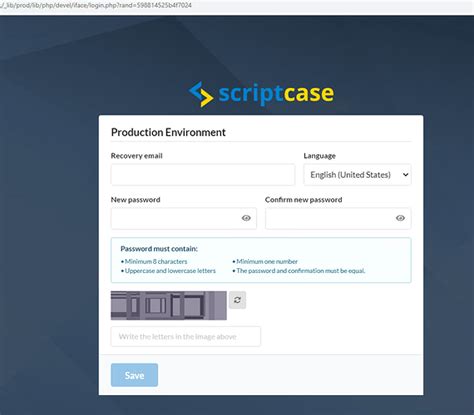 scriptcase 9 9 016 edit connection problem with captcha solved bugs
