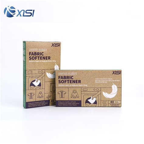 Eco Friendly Biological Degradable Fabric Softener Sheet Fragrance Free Xisi Non Wovens