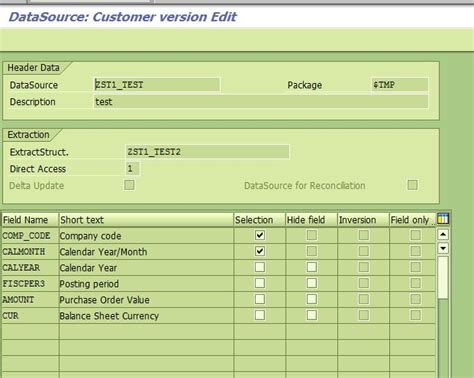 How To Create The Extractor Extract Data SAP Community