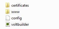 SOLVED Config Xml File Not Found General Discussions VoltBuilder