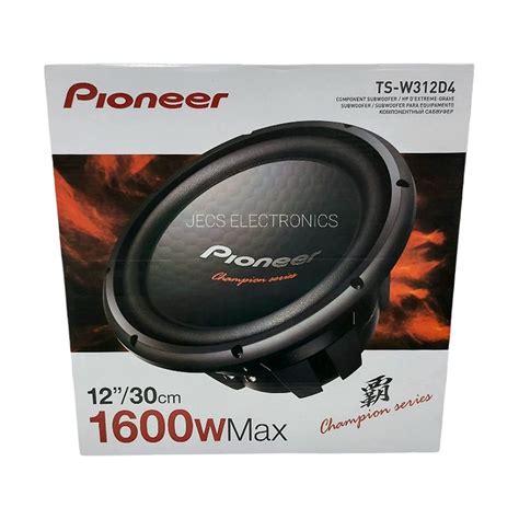 Pioneer 1600w 30 Cm Subwoofer Çift Bobinli Oto Hoparlör TS-W312D4 ...