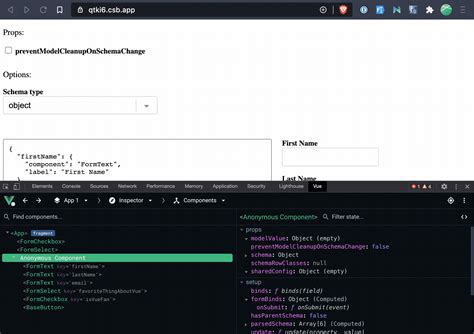Automated Filling Of Form Fields Not Reflected In Model Issue Formvuelate Formvuelate