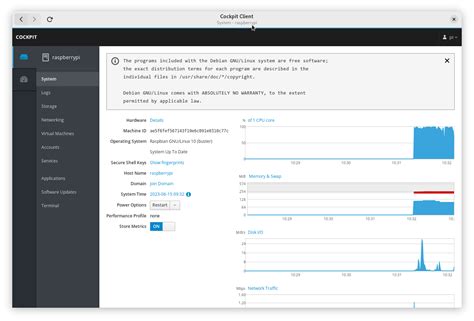 Cockpit Client Beta Has Issues Connecting With An Old Version Of Cockpit 188 In Raspbian