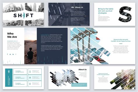 Shift Modern Powerpoint Template Powerpoint Templates Powerpoint Create Powerpoint Template