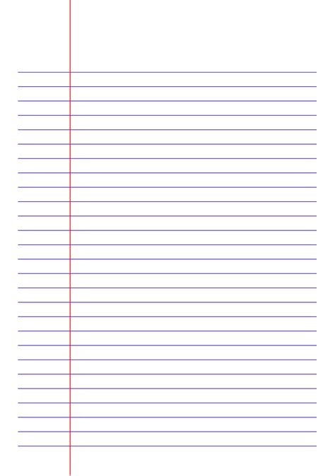 Free Printable Paper With Lines Get What You Need For Free