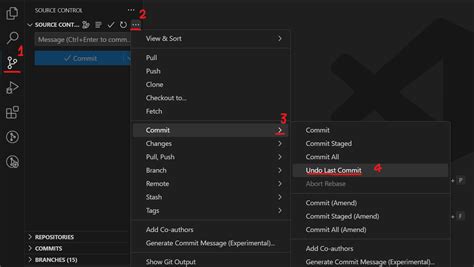 github undo commit vs revert commit in git vs code stack overflow