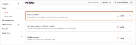 Set Up Behavioral WAF Policy For Your Domain Gcore