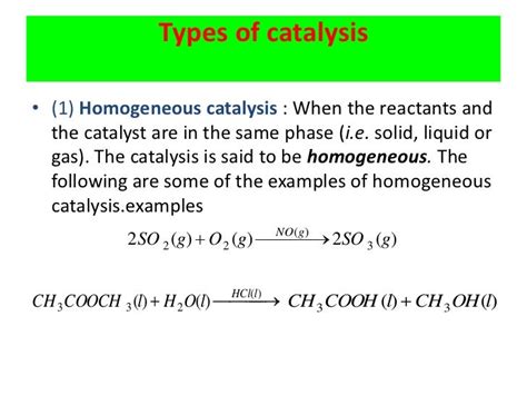 catalysis