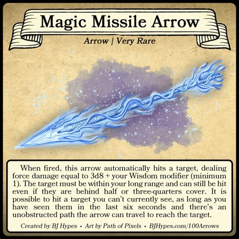 [oc] Magic Missile Arrow R Dnd