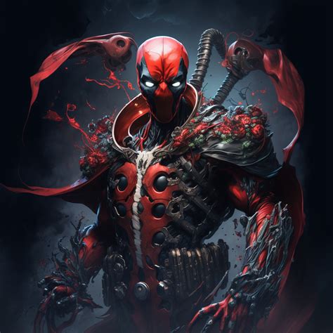 Deadpool Spawn Fusion By Nerdyaiartist On Deviantart
