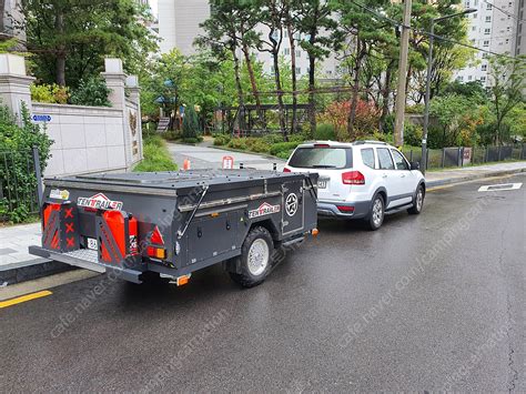 캠핑카중고나라 투폴딩 텐트 트레일러 신화트레일러 T6 중고 판매 1250만원 몇가지 옵션 빼고는 풀옵션 차량