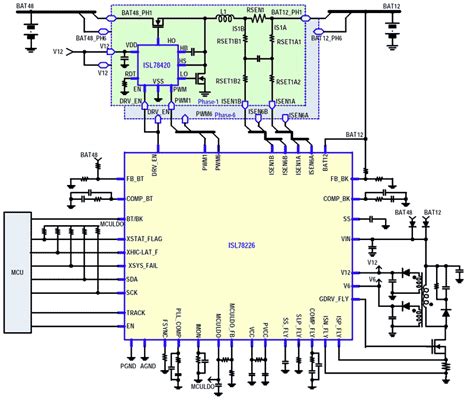 Isl78226 6 Phase 12v48v Bidirectional Synchronous Pwm Controller Renesas