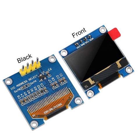 Módulo Oled De 0 91 Polegadas Cor Branca Azul 128x64 Oled Lcd Módulo