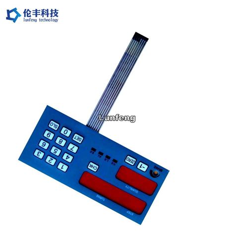 Metal Dome Flat Membrane Keyboard Tactile Keypad Membrane Switches Keyboard