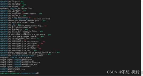 ubuntu系统搭建python3 7环境 ubuntu安装python3 7 csdn博客