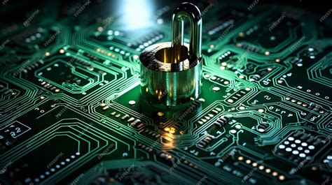 Premium Ai Image Cybersecurity Shield Protecting Data With Encryption
